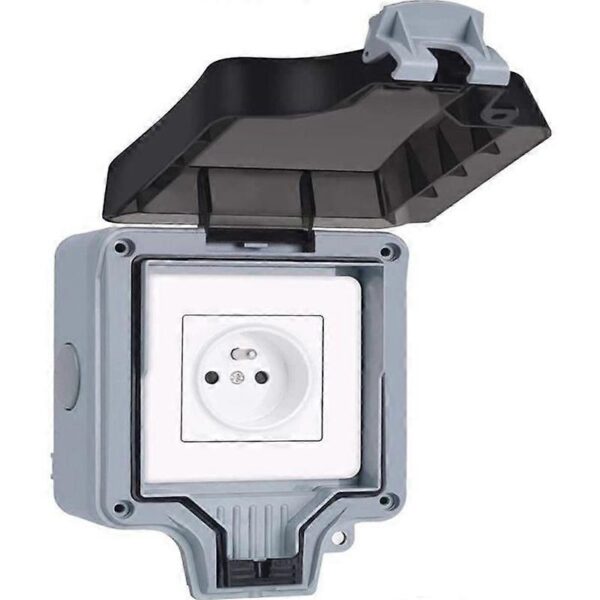 French Socket 16A 1G 2P+T W/Proof IP66 - BE20 - Rayon D'or